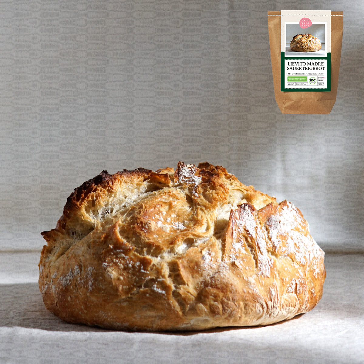 Bio Brotbackmischung Knuspriges Weizenbrot | Backmischung Brot backen ...