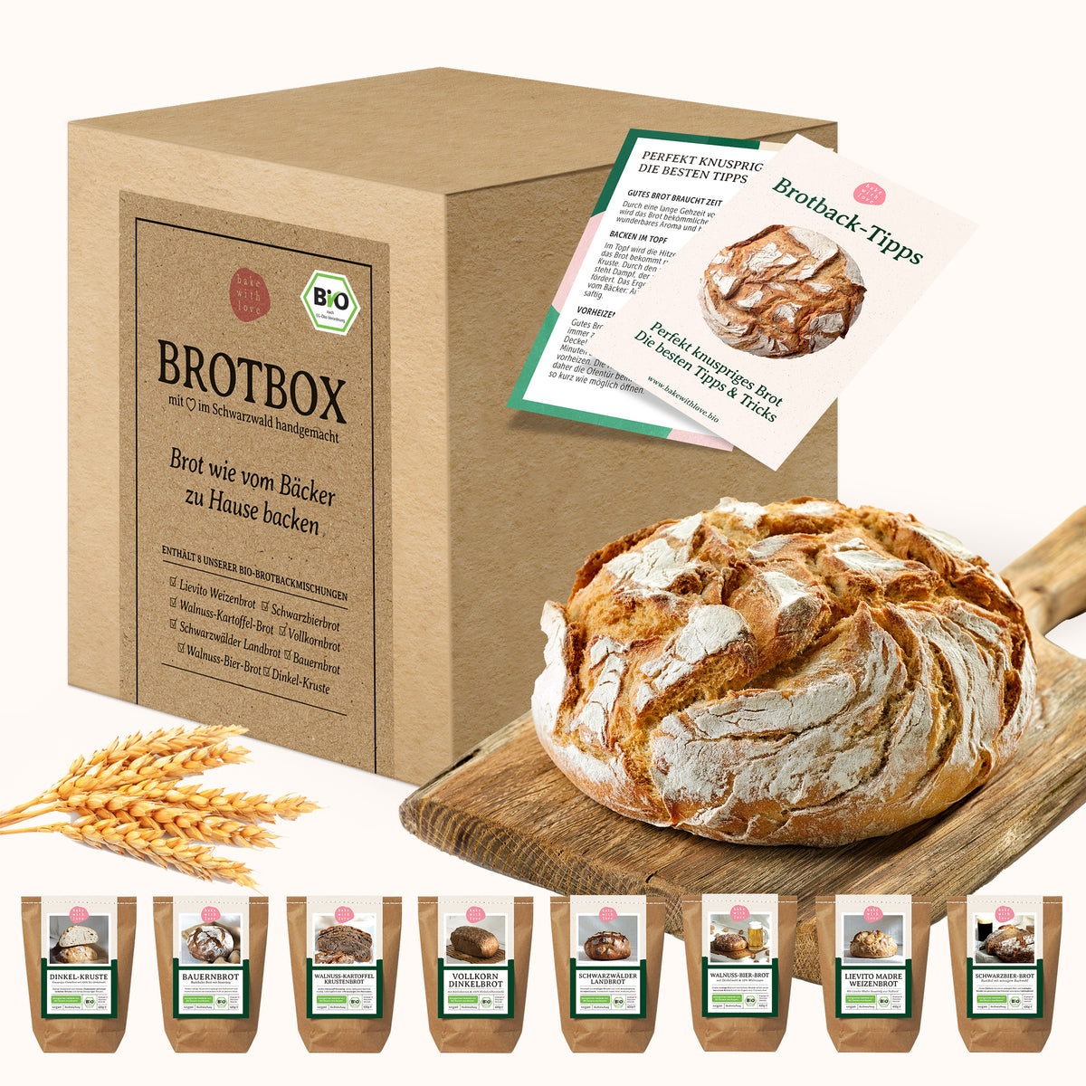 BACKMISCHUNGEN FÜR BIO-BROT 〜 BACKE DAS PERFEKTE BROT ZU HAUSE ...
