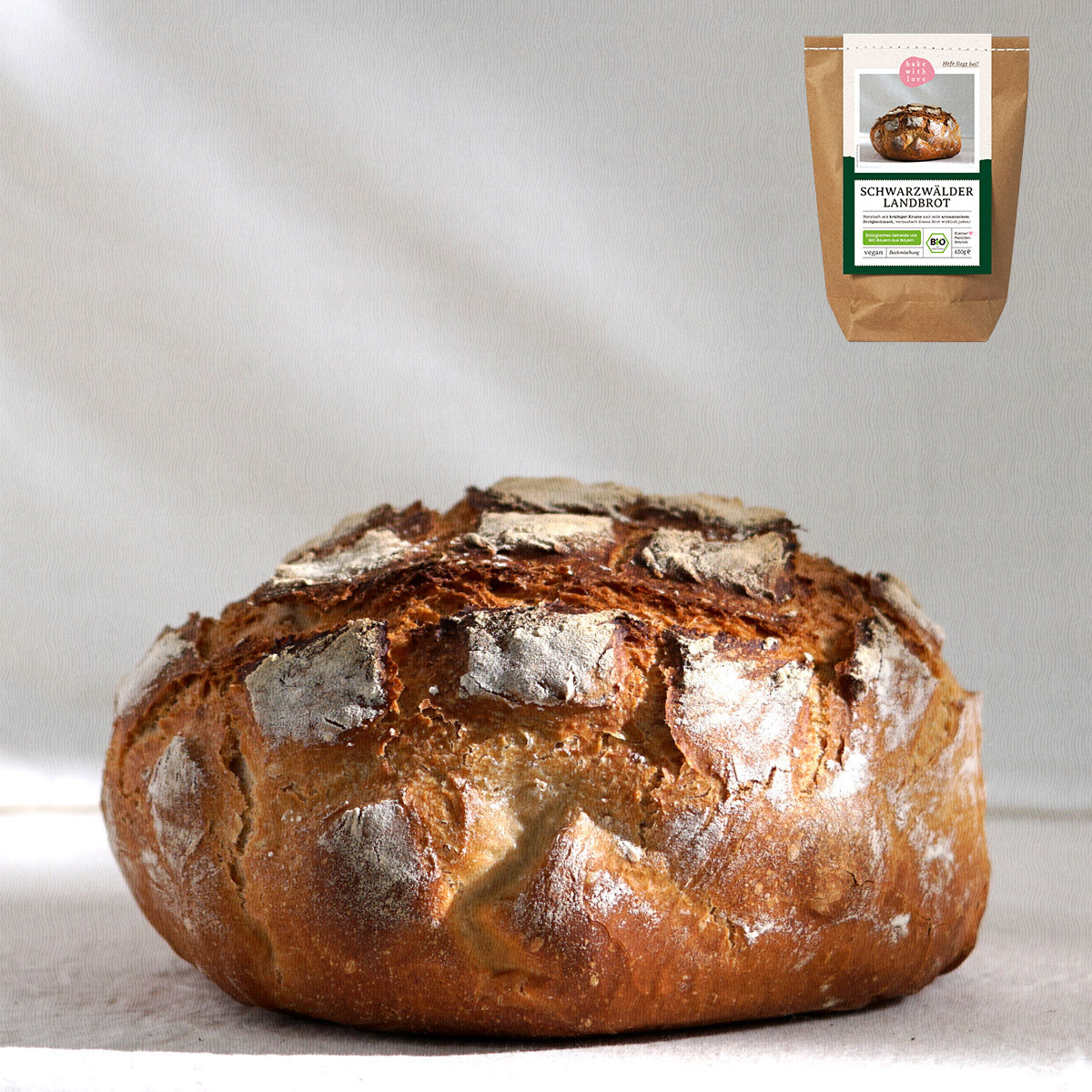 Organic Bread Baking Mix Black Forest Bread | Homemade No-Knead Bread ...